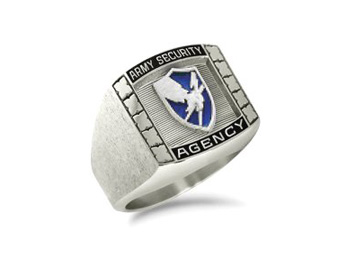U.S. Army Security Agency Military Rings