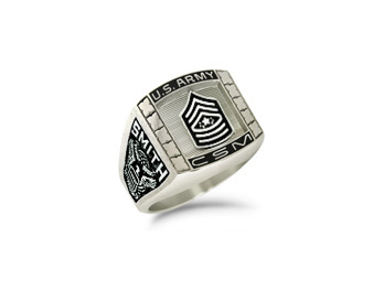 U.S. Army Command Sergeant Major Military Rings